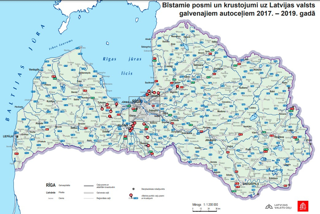Vai Latvijā nav pienācis laiks ceļa zīmei “Melnais punkts”?